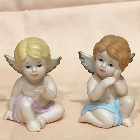 Homco | Accents | Homco Porcelain Cherub Angels Babies 43 | Poshmark